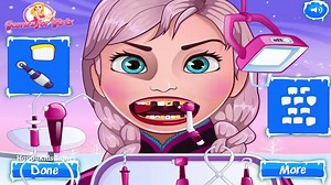 Disney Frozen Games - Frozen Princess Tooth Problems Game - Gameplay Walkthrough