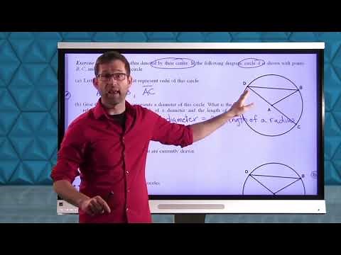 Common Core Geometry.Unit #9.Lesson #1.Circle Terminology