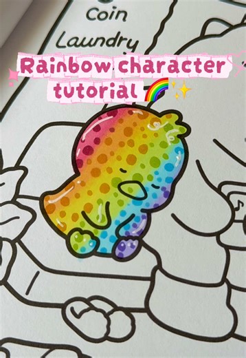 How to Color Rainbow Characters for Fun Pages