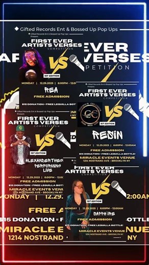 Live Performances🛍️ Shopping from local vendors Monday | Miracle Events Venue | Brooklyn, NY