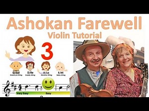 Ashokan Farewell from The Civil War by Jay Unger Sheet music and easy violin tutorial