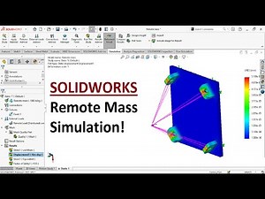 Remote point mass simulation Solidworks