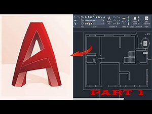 autocad architecture 2022 floor plan building part 1 tutorial