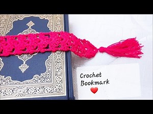Very easy crochet bookmark pattern| CROCHET BOOKMARK STEP BY STEP TUTORIAL|The Crochet World