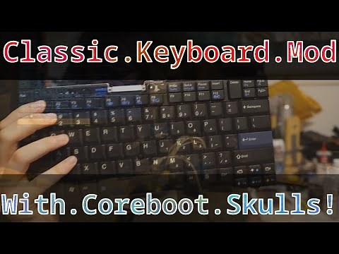 Classic Keyboard Coreboot Thinkpad X230 (Skulls)