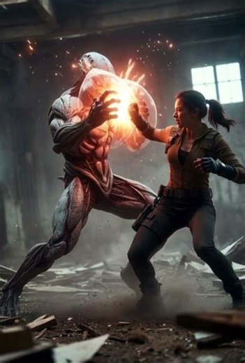 Alien vs. Human Fight Scene – Real Alien Footage? 😱 | 4K Cinematic Action Short #alienmovie #alien