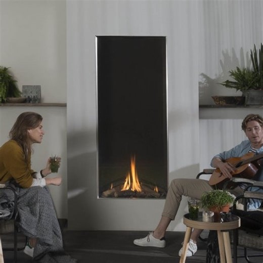 Element4 Sky Large Front Outdoor Gas Fire - Bonfire