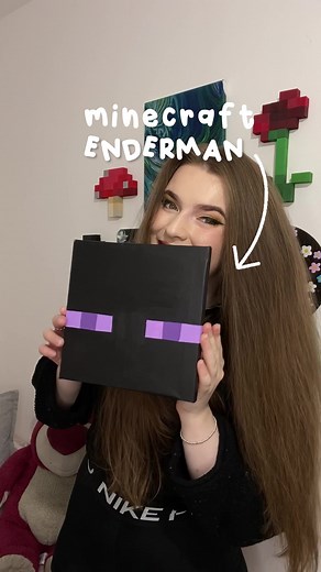 DIY Minecraft Enderman Canvas Painting Tutorial