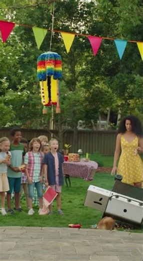 Birthday Piñata Disaster Goes Viral! #shorts #birthdayevent #funny