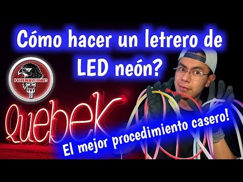 How to make a Flex LED neon sign? The best homemade procedure!