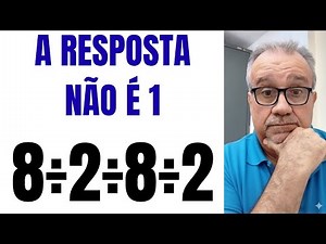 The "hidden" mistake in 8÷2÷8÷2. So you'll never get stuck in math again.