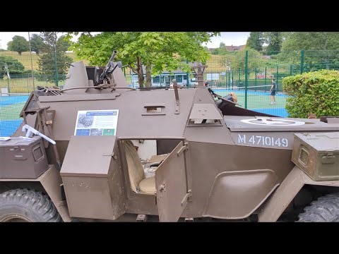 Humber 4x4 Mk IIIA Light Reconnaissance Car, close up at the Warminster WWII Show 2025