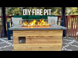 DIY Patio Gas Fire Pit Table