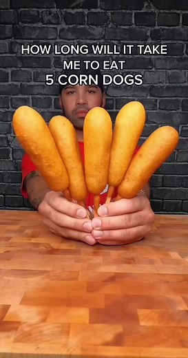 Eating 5 Corn Dogs ASMR Mukbang Challenge