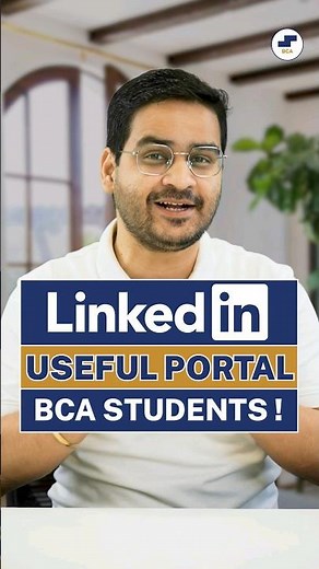 💥Benefits of LinkedIn! Career Advantages LinkedIn for BCA Students! #BCA #Linkedin #BCAJobs #viral