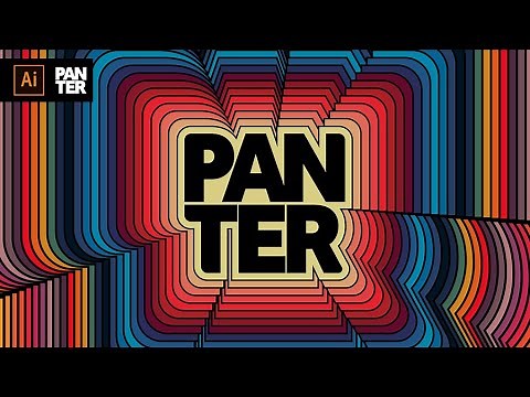 How to Design Retro Logo Effect | Adobe Illustrator Tutorial