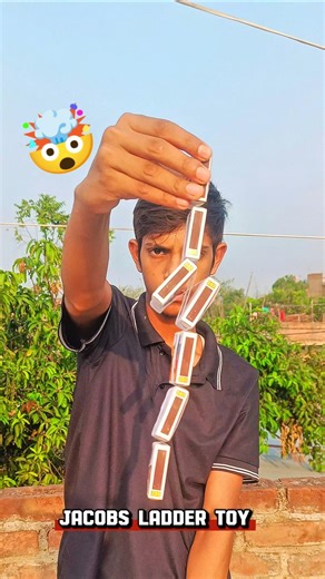 🔥 Making Jacob's Ladder Toy 🤯 | #shorts #jacobsladder #shortsfeed #viral #experiment #magic #craft