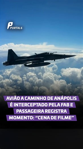Portal 6 on Instagram: "SURPREENDEU | Para quem tem dúvida da atuação da Força Aérea Brasileira (FAB) na vigilância do espaço aéreo brasileiro, uma cena gravada por uma passageira de um voo particular nas alturas prova a presença da força militar em situações do tipo. Foi o que constatou a médica Stephanie Rizk, ao ver que um caça F5 da FAB se aproximou do avião em que estava na tarde desta terça-feira (23), quando vinha de São Paulo para Anápolis. Nas imagens, ela demonstra que levou um tremend