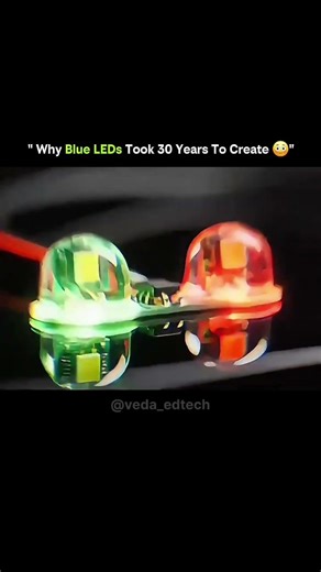 💡 This Tiny Light Took 30 Years to Invent 😱 | Blue LED Story#youtubeshorts #light #sciencefacts