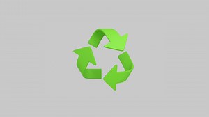 Download Green recycling sign. save the planet and energy concept. for free