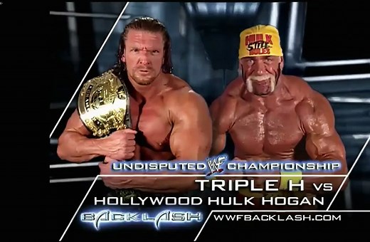 Wwe Backlash 2002 - Triple H(c) Vs Hollywood Hulk Hogan -undsiputed Championship - Official Promo