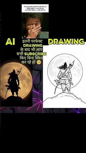 AI Drawing vs Realistic Pencil Art ✍️ | Which One Looks Better?