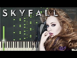 Adele - Skyfall [Piano Tutorial] (Synthesia) // Kyle Landry + MIDI