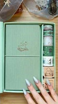 ASMR cutest unboxing from Notebook Therapy💚🐶🐾✨|#asmr #journal #unboxing #haul #stationery #bujo