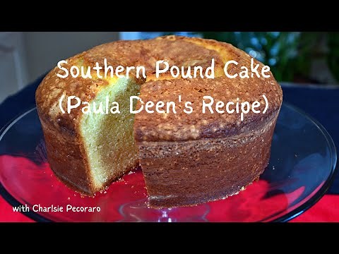 Southern Pound Cake using Paula Deen's recipe! Baked a dozen times & always perfect!