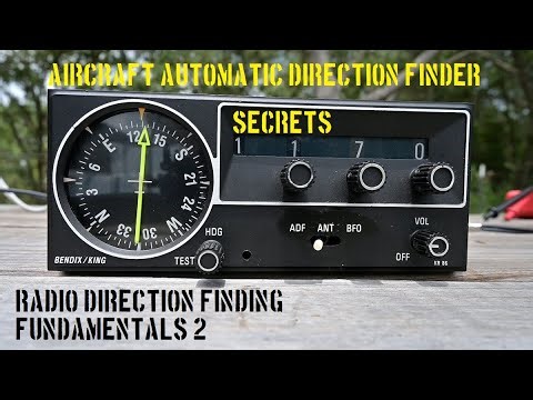 Radio Direction Finding 2 ADF Aircraft Automatic Direction Finder Secrets Bendix King KR-86