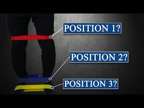 How to properly perform Banded Crab Walk..(Band position for best Muscle Activation!)
