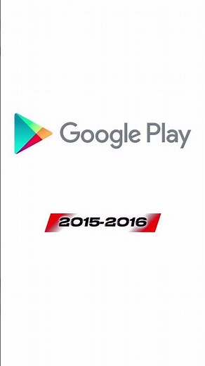 Google Play Logo Evolution #google #googleplay #logo #evolution #android