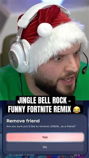 Jingle Bell Rock - FUNNY Fortnite Remix 😂