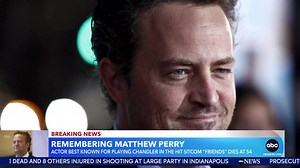 BREAKING NEWS: Actor Matthew Perry, most notably known for his role in the hit '90s sitcom “Friends,” died in his Los Angeles home at the age of 54, police said. https://gma.abc/3Kj8UFW | Good Morning America