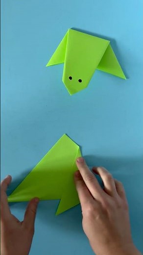 Easy Origami Frog