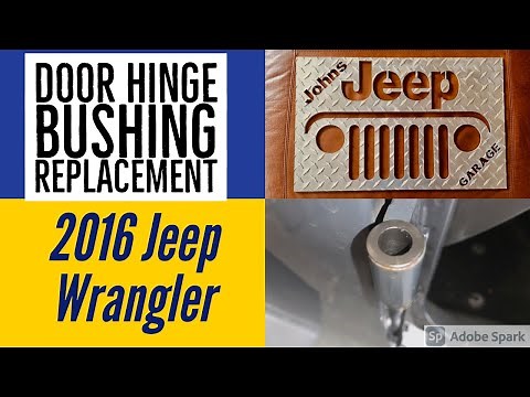 Jeep Wrangler JK Door Hinge Bushing Replacement