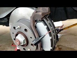 Dodge Ram 2500 Pro master Front Brake Pads and Rotor Change with Brake pad sensors 2016 and Others