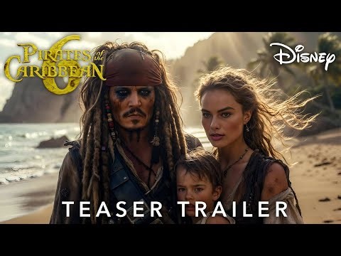 Pirates of The Caribbean 6 - Teaser Trailer (2026) | Jonny Depp, Margot Robbie (parody) Trailer
