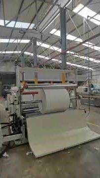 High speed Tissue paper Jumbo Roll slitting Machine #machine #papermachine #tissuemachine#shorts