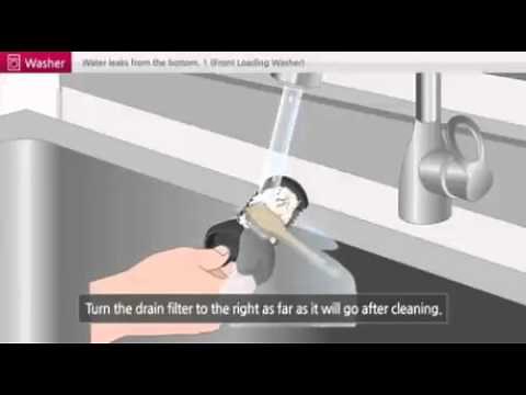 LG Front Load Washer: Water Leaks From Bottom Of Unit
