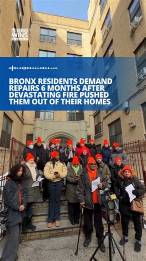 A devastating fire at an apartment building in the Bronx in August destroyed over a dozen of the building's units, sending residents into temporary housing situations. Six months later, little work has gotten done, and the residents are demanding accountability from their landlord in the form of firm communication on repair timelines and housing assistance. 🎤 @MackRosenberg1010 reports 📹 Mack Rosenberg 🔊 Tune into 1010 WINS at 92.3 FM for more local news #newyorkcity #nyc #nyclocalnews #nycne