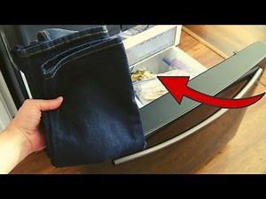Put Your JEANS in the Freezer and WATCH WHAT HAPPENS!! 😍