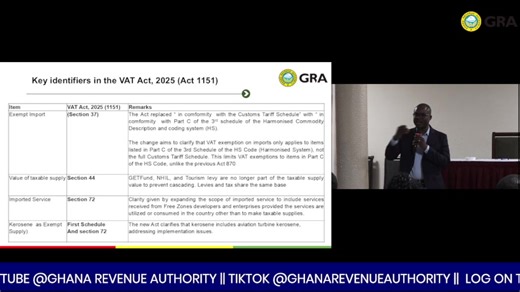 VAT REFORM - Stakeholder Engagement. Join this Live to get educated on the VAT Reforms. Ask questions in the comments. | Ghana Revenue Authority - Official
