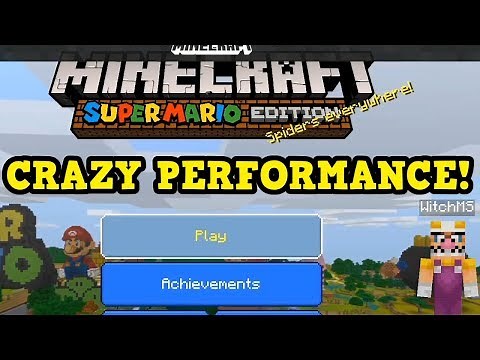 Minecraft Switch Bedrock GAMEPLAY + INSANE PERFORMANCE