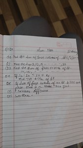 6/11/24Sum. Math.WednesingQ1 Find the sum of first 12 terms... | Filo