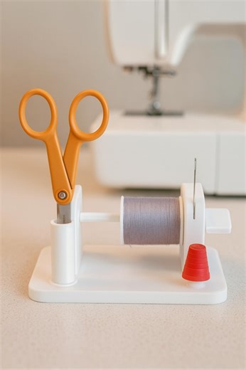 3D Printed Sewing Thread Organizer Caddy: Spool Holder & Tool Storage - Etsy