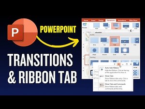 How To Use Transitions Tab And Ribbon In Powerpoint