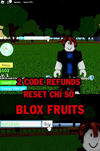 Códigos de reembolso y reset en Blox Fruits 2024
