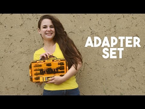 DeWALT impact socket adapter set