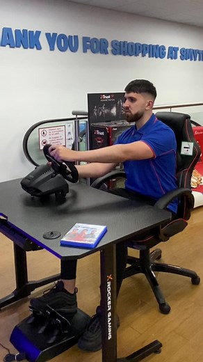 Drivers at the ready! 🏎🏁 Buy a Logitech G29 or G920 Driving Force Racing Wheel and get F1 22 for FREE! 😎 #smythstoys #f1 #f122 #logitech #f1tiktok #f122game